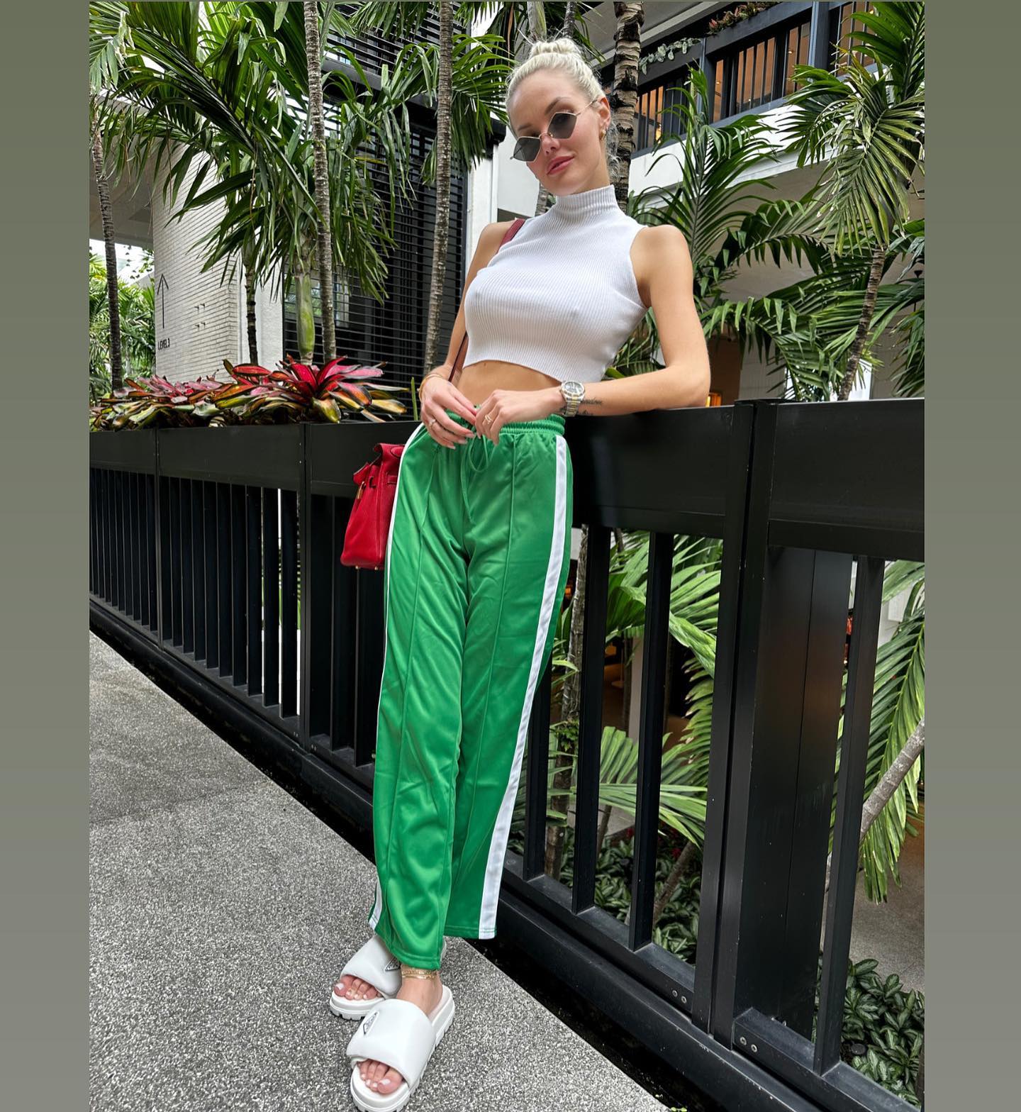 Sofya Zhuk is topless in front of the mirror! - Hot Tennis Babes